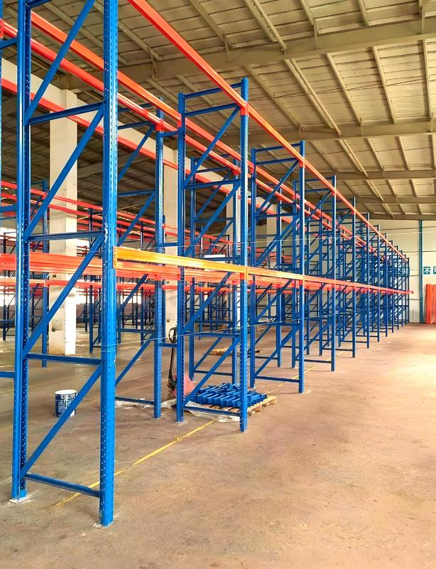 Solid Construction Warehouse Storage Pallet Rack Heavy Duty Rust Resist ...